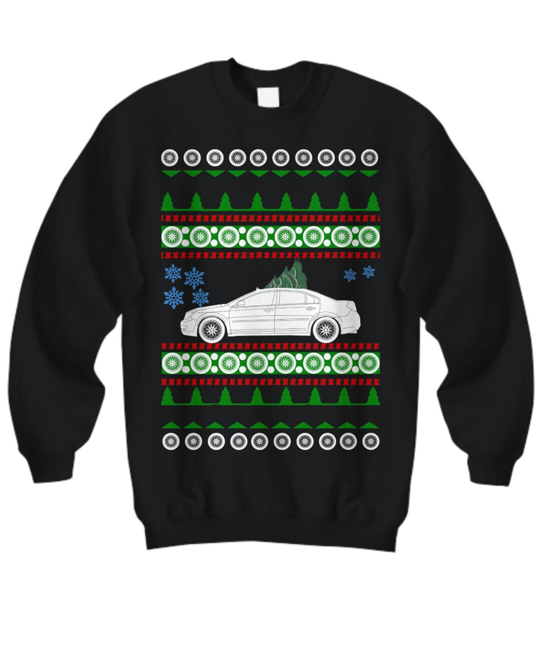 Car Like Saturn Aura Ugly Christmas Sweater Xmas Gift Drag Racing ...