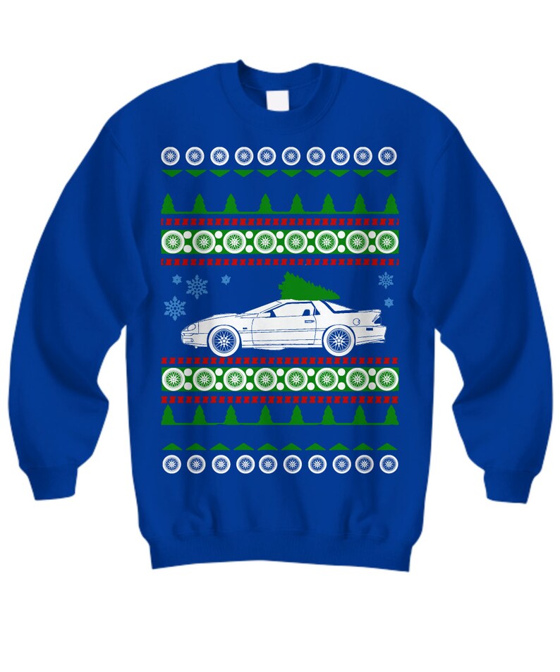Chevy Camaro Ugly Christmas Sweater 4th Gen Classic Sports Race Car ...