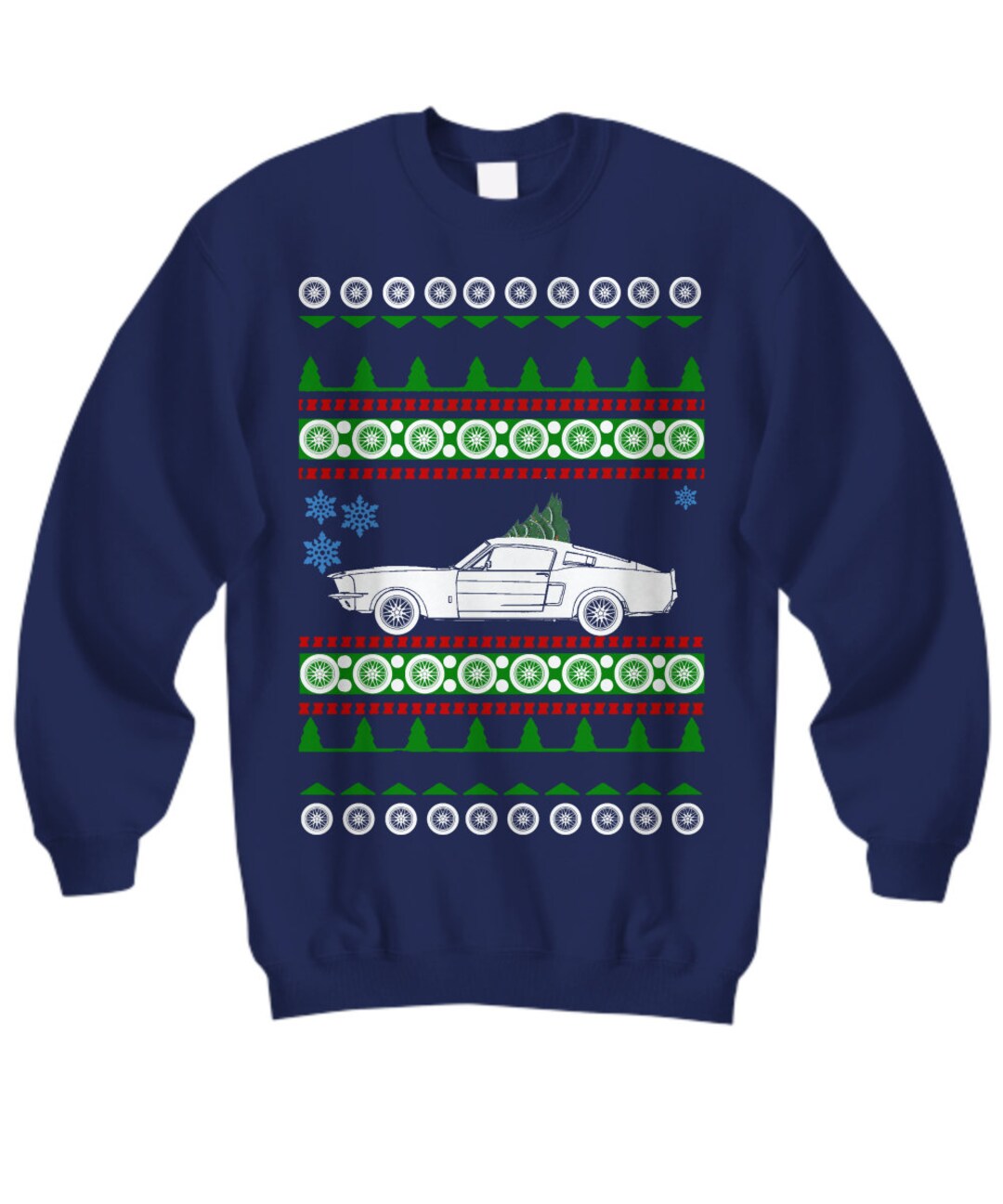 Ford Mustang 1967 GT500 Super Snake Ugly Christmas Sweater Hot Rod Xmas ...