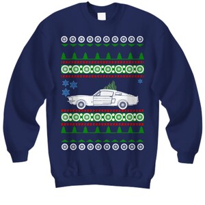 Ford Mustang 1967 GT500 Super Snake Ugly Christmas Sweater Hot Rod Xmas ...