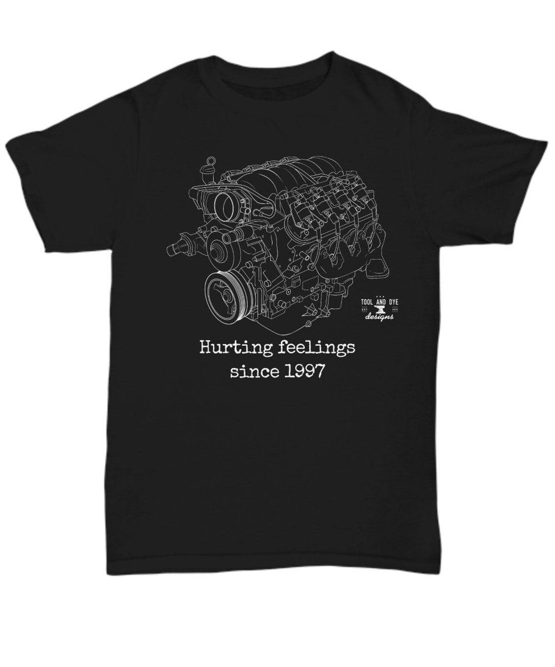 LS Engine Blueprint Shirt LS1 LS3 LS2 Corvette C5 Chevy Gm Camaro ...