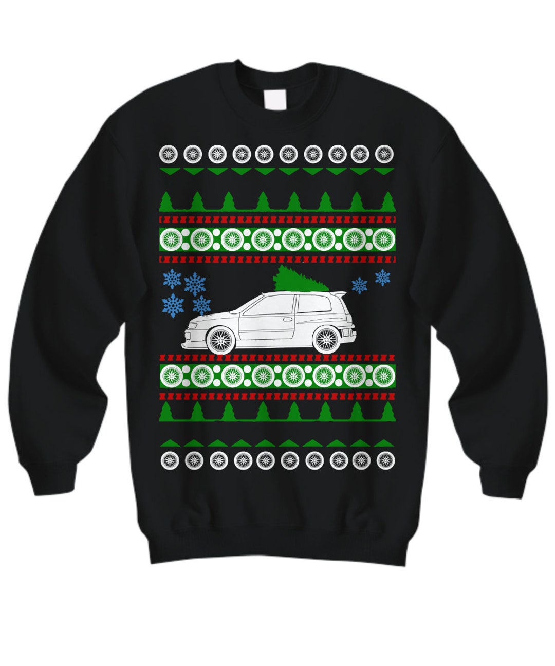 Nissan Pulsar Sunny GTI-R Ugly Christmas Sweater Hot Rod Holiday ...