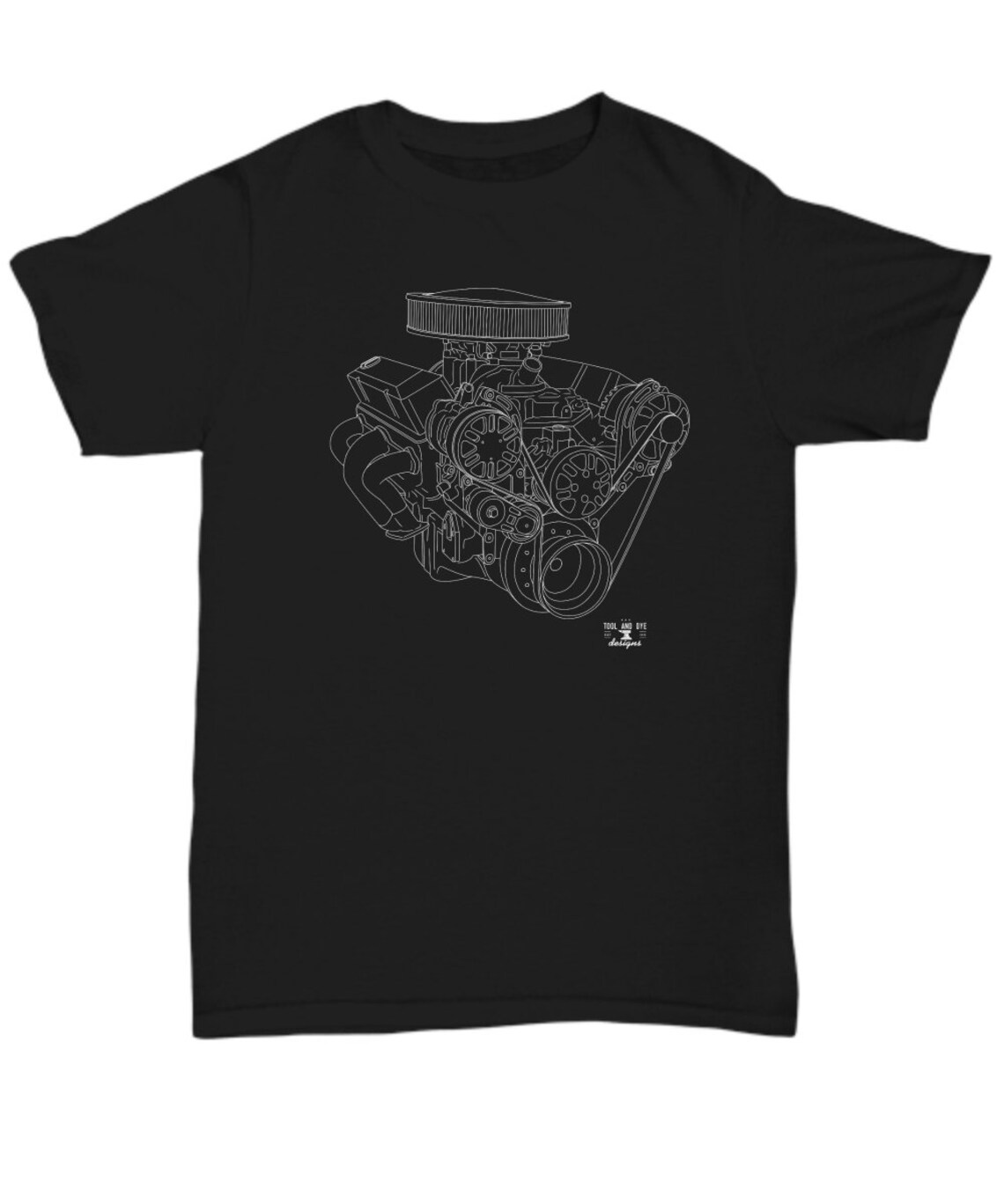 SBC Engine Blueprint Shirt V8 Small Block Chevy LS1 LS3 LS2 - Etsy