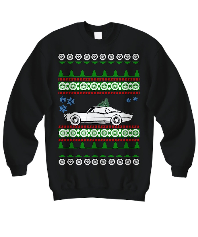 Chevy Camaro 1968 RS SS Ugly Christmas Sweater 1st Gen Classic Sports ...