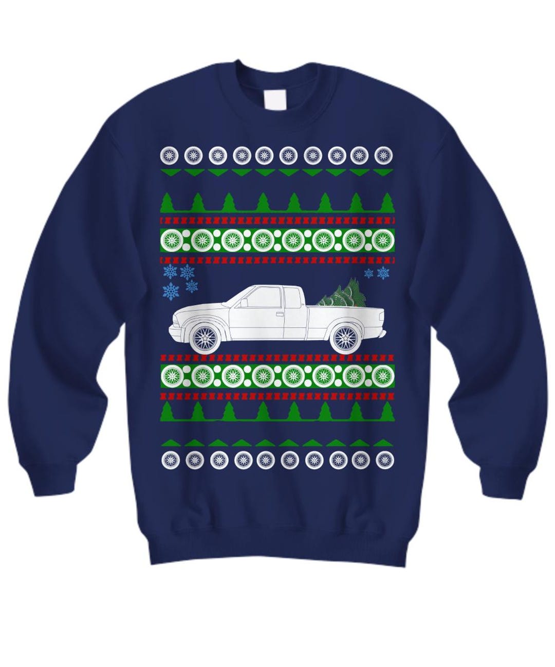 Truck Like a 2002 Chevy S10 ZR2 Ugly Christmas Sweater Sweatshirt, Gift ...