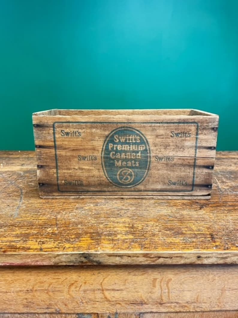 Vintage Primitive Wooden Crate Box Rustic Centerpiece Old - Etsy