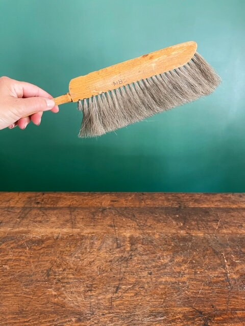 Vintage Horsehair Brush Broom Drafting Bench Broom - Etsy