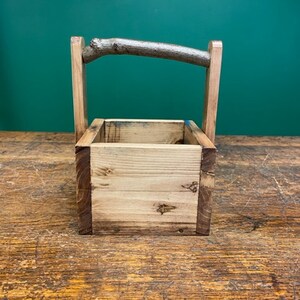 Reclaimed Wood Handmade Box Art Supply Storage Rustic Centerpiece - Etsy