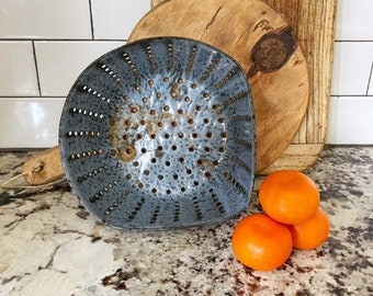 Small Vintage Grey Swirl Enamelware Strainer Colander Sieve - Etsy