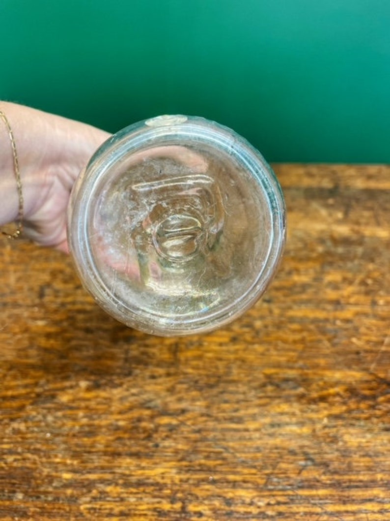 Vintage Glass Milk Bottle Vase Farmhouse Decor - Etsy