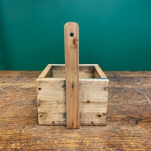 Reclaimed Wood Handmade Box Art Supply Storage Rustic Centerpiece - Etsy