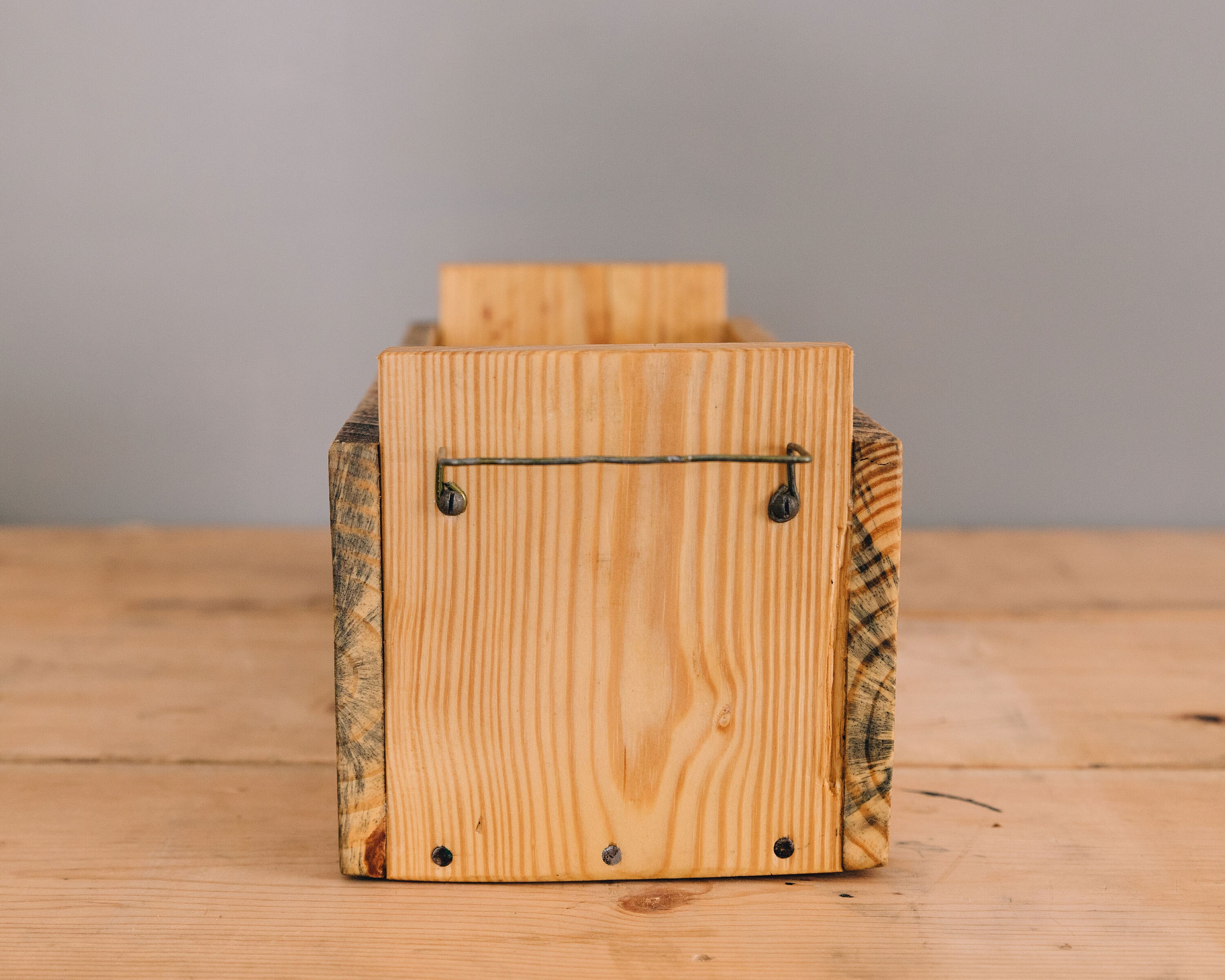 Handmade Reclaimed Wood Box Crate Art Supply Storage - Etsy