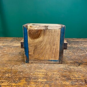 Reclaimed Wood Handmade Box Art Supply Storage Rustic Centerpiece - Etsy