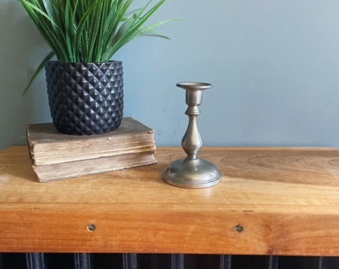 Vintage Oneida Heirloom Pewter Candlesticks ~ Pewter Candle Holders ...