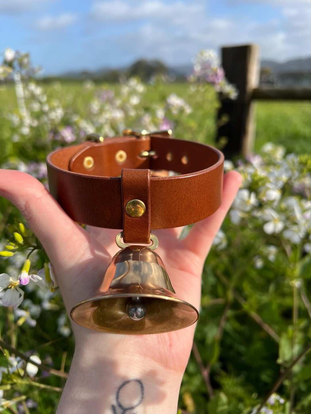 The Cow Bell Collar - Etsy