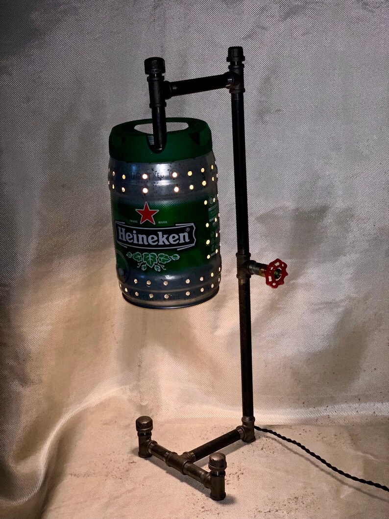 Mini Beer Keg Pipe Lamp - Etsy