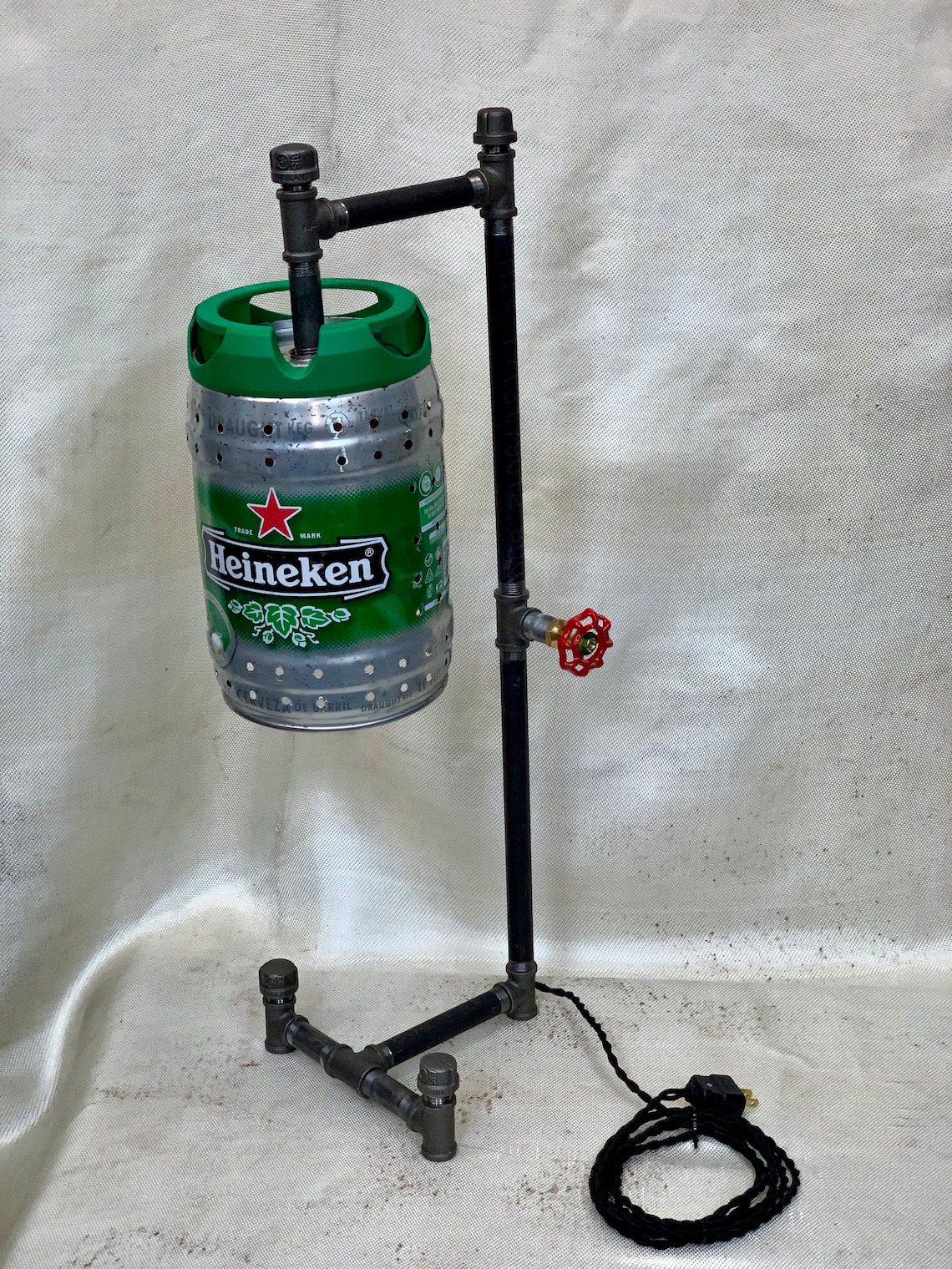 Mini Beer Keg Pipe Lamp - Etsy