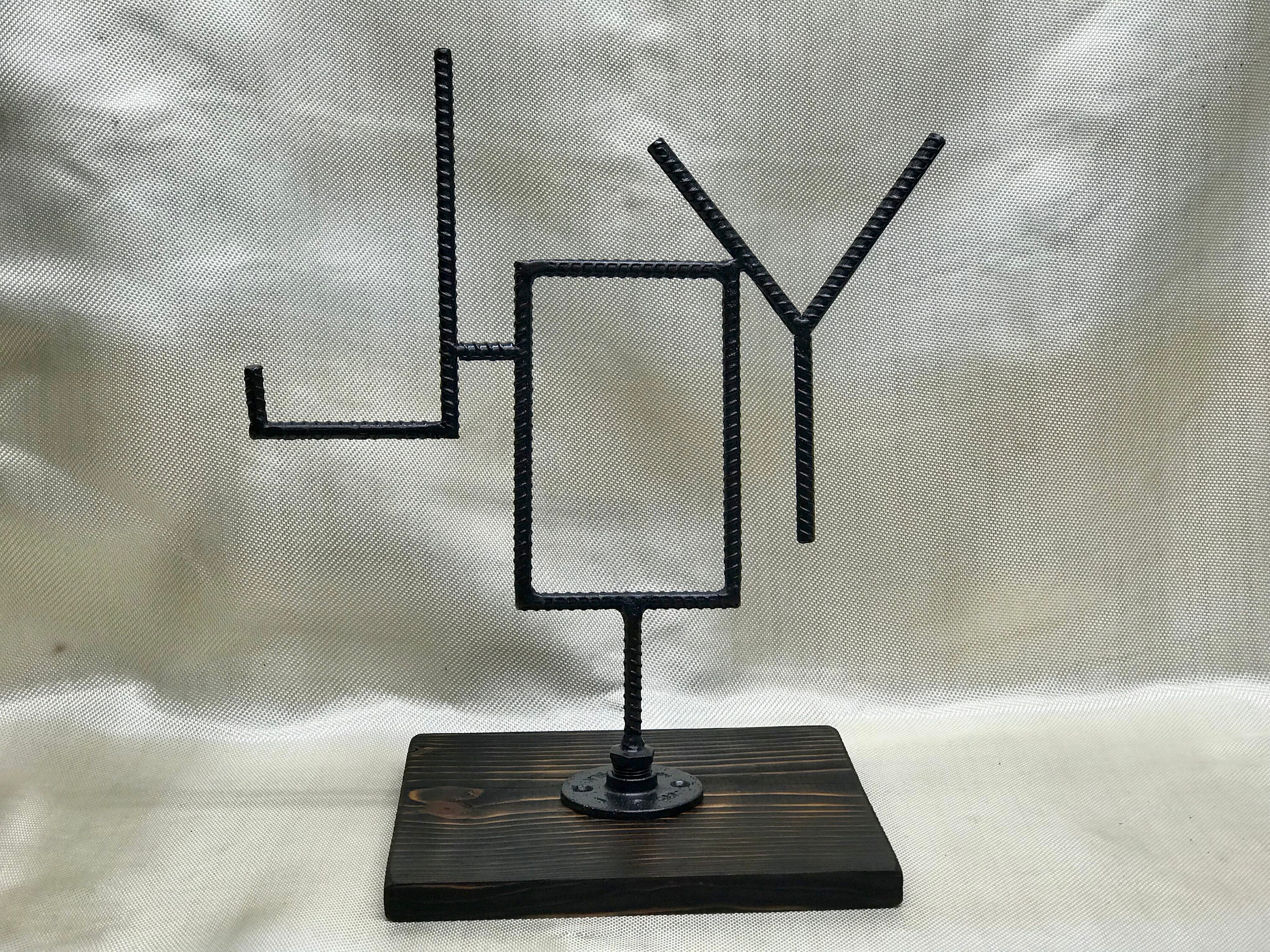 Rebar JOY Sign - Etsy