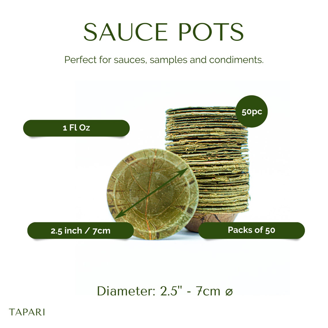 TAPARI Beautiful Sturdy Eco-friendly Disposable Leaf Plates - Etsy