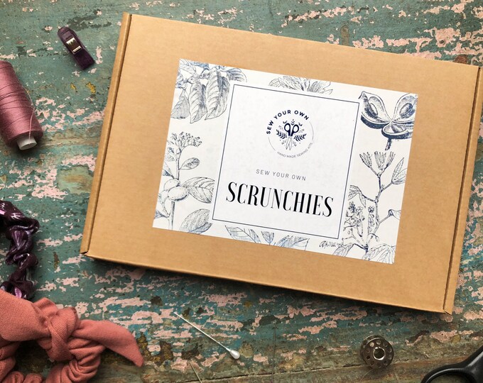 Sewing Kit Sew Your Own Scrunchies Craft Kit for Adults Make Your Own ...