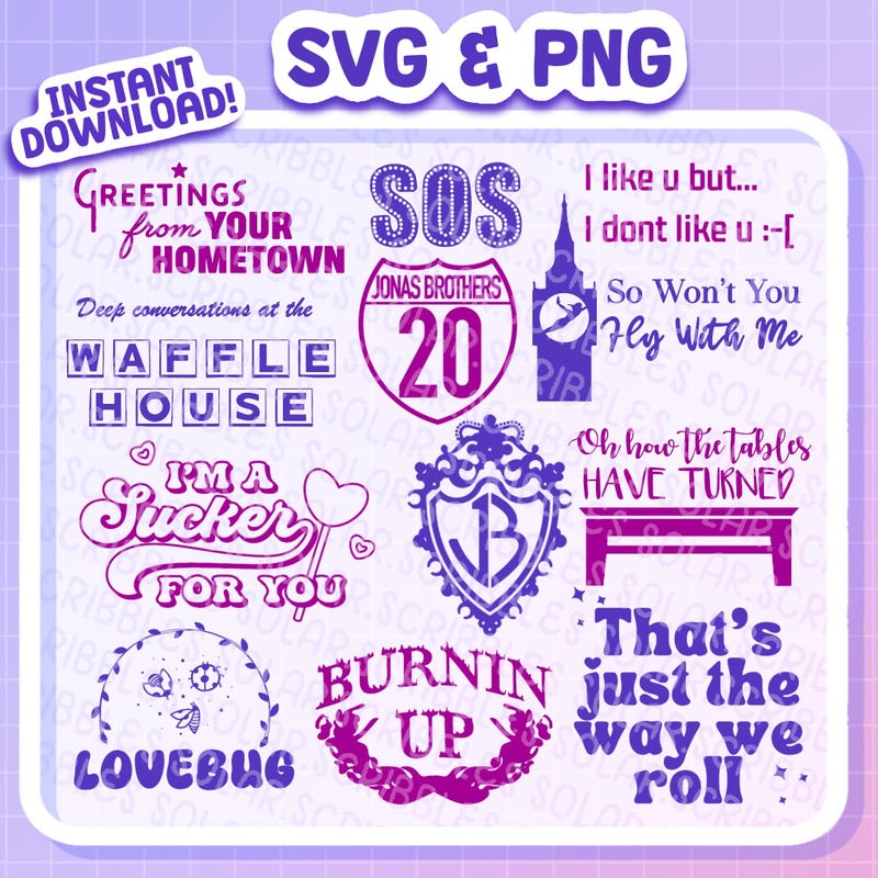 Jonas Brother Png Design - Etsy UK