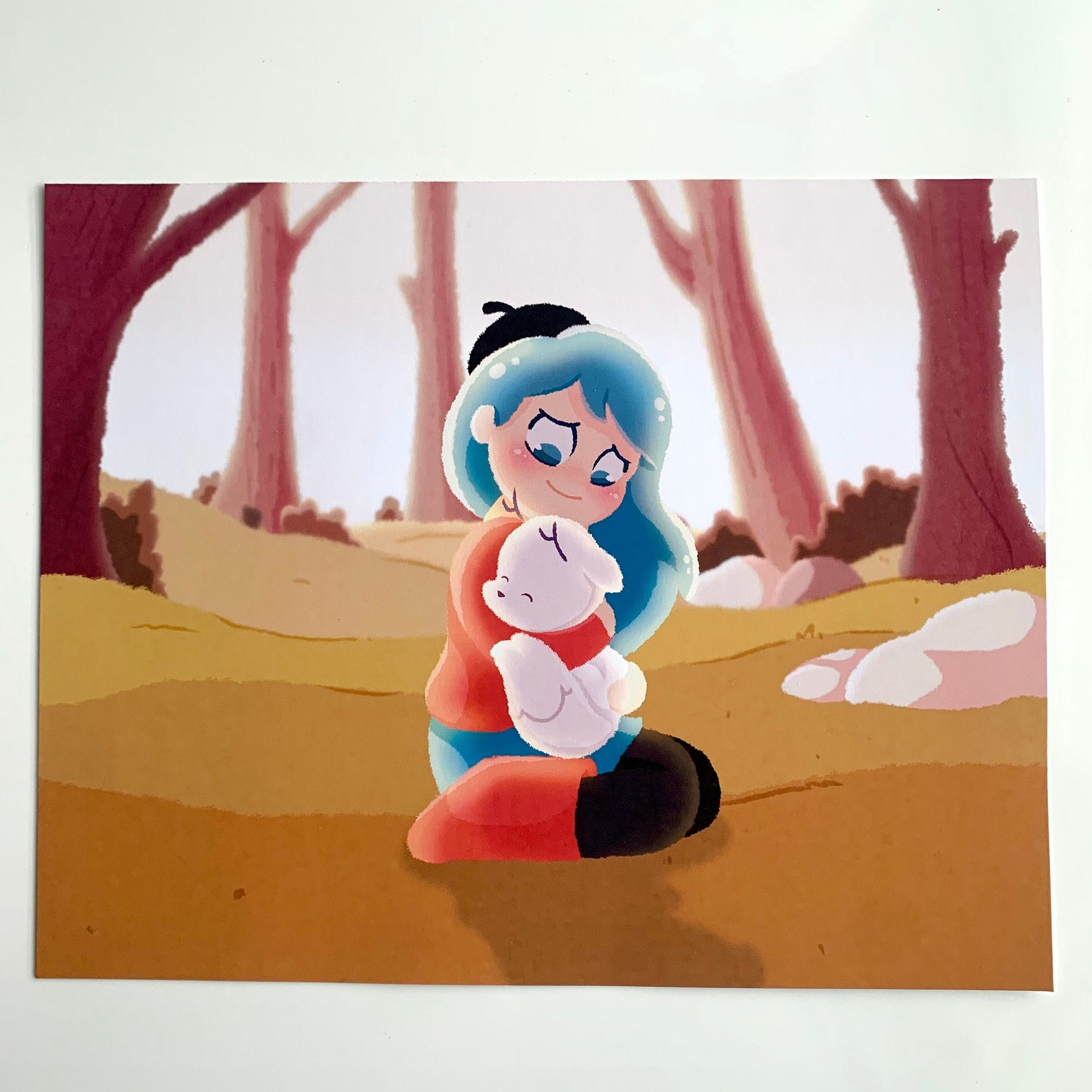 Hilda and Twig Art Print | Etsy