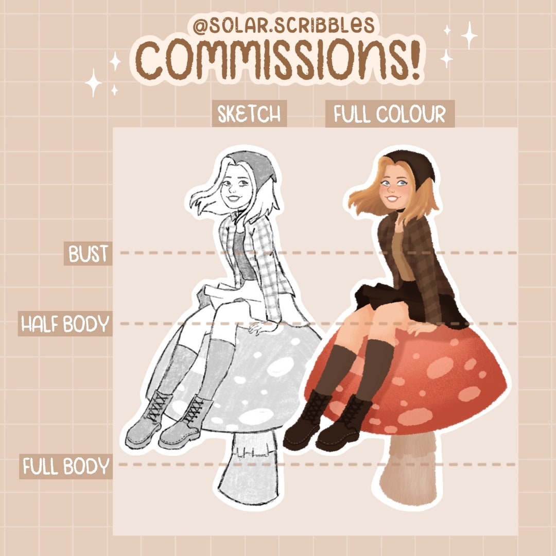 Custom Hand-drawn Portrait | Cartoon Disney Style Personalized ...