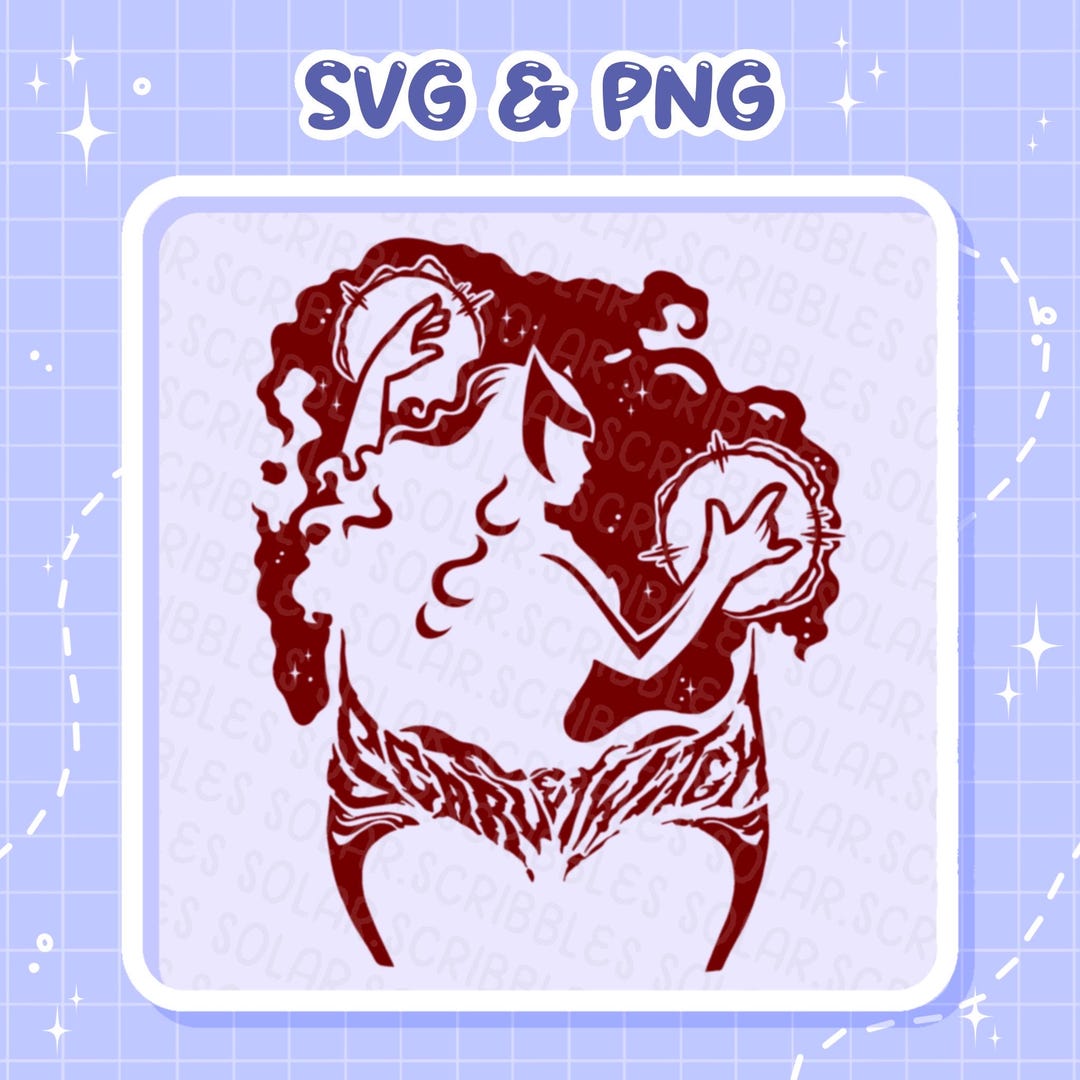 Wandavision | SVG & PNG Bundle | Scarlet Witch Wanda Maximoff | Cut ...