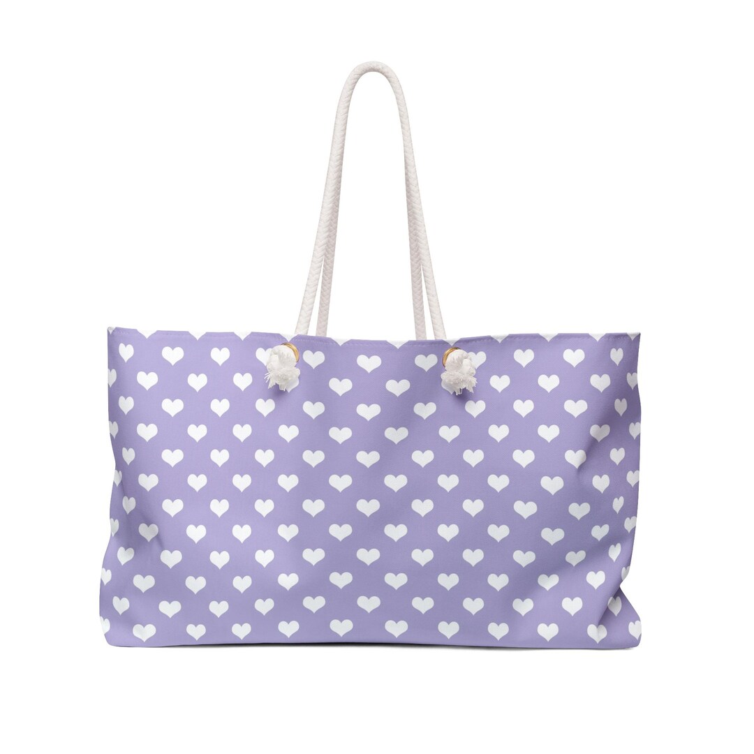 Purple Heart Weekender Bag - Travel Bag - Vacation Bag - Work Bag ...