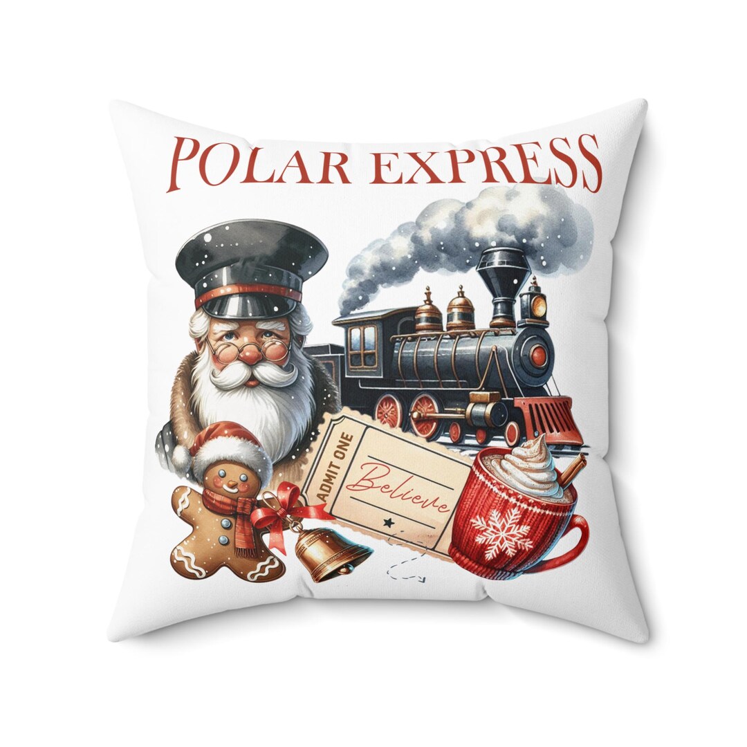 Polar Express Christmas Train Ticket Gingerbread Hot Chocolate Winter ...
