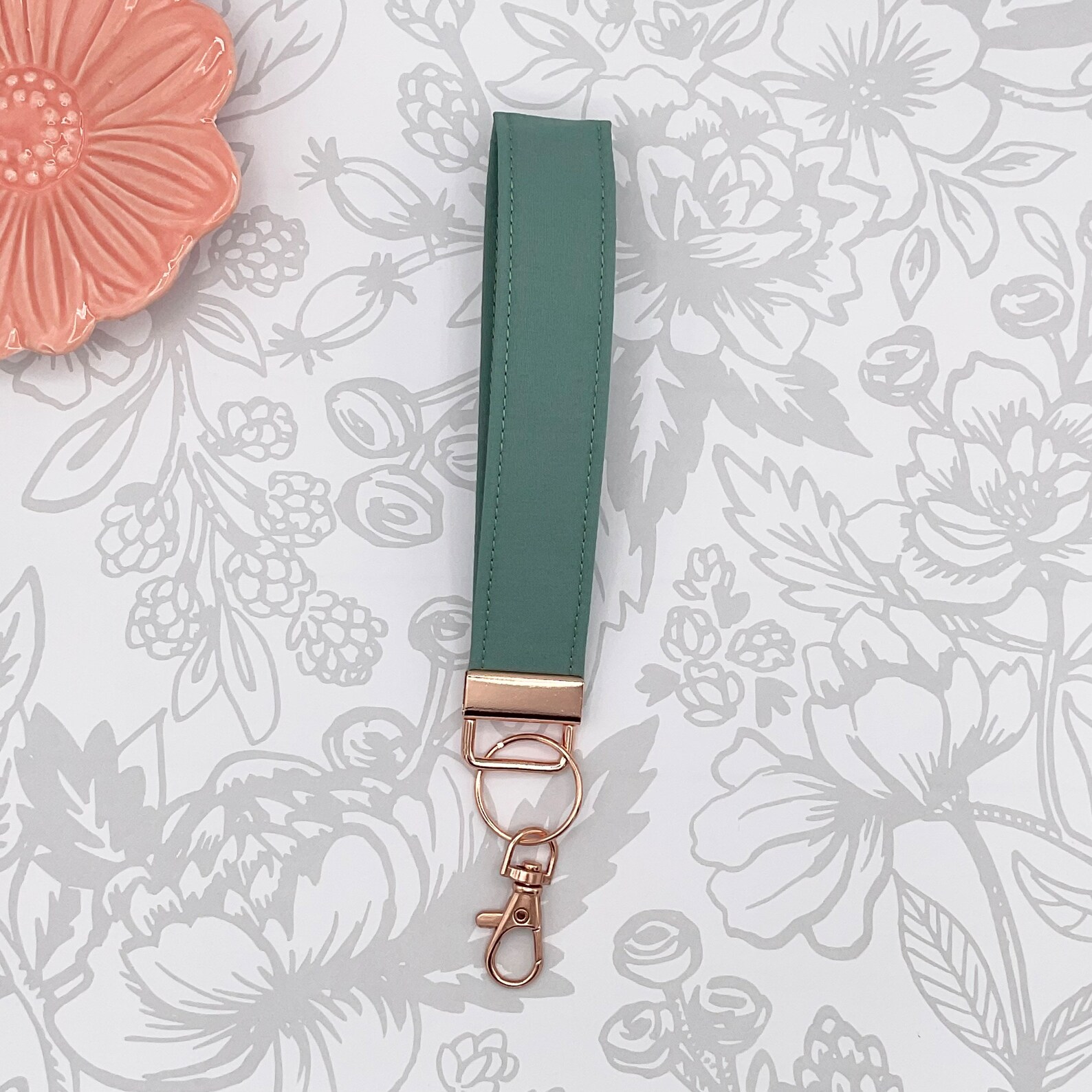 Light Green Keychain Wristlet Wrist Strap Wrist Lanyard - Etsy