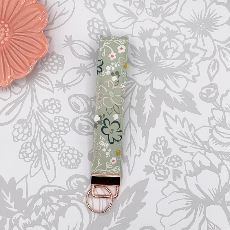 Light Green Keychain Wristlet Wrist Strap Wrist Lanyard - Etsy