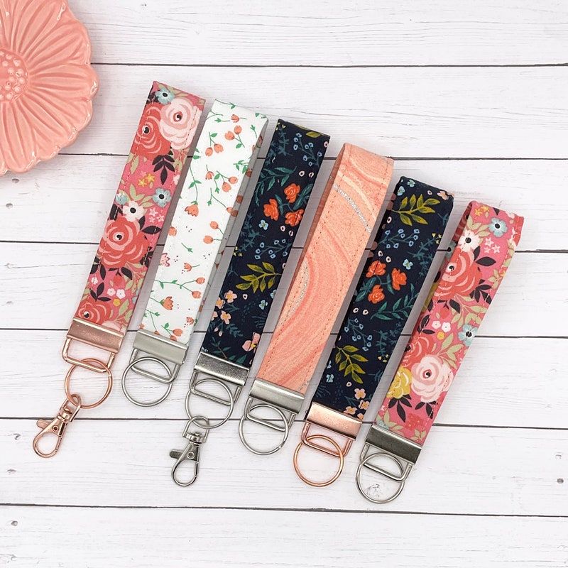 Fabric Keychains - Etsy
