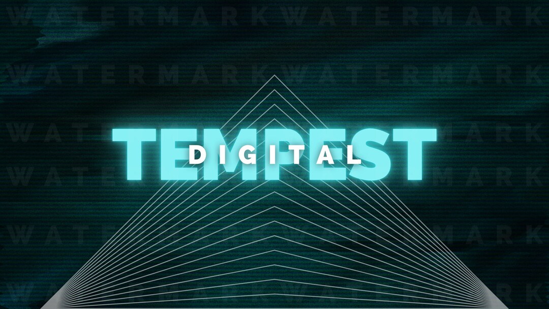 Digital Tempest Retro Futuristic Neon Brand Wallpaper | Digital ...