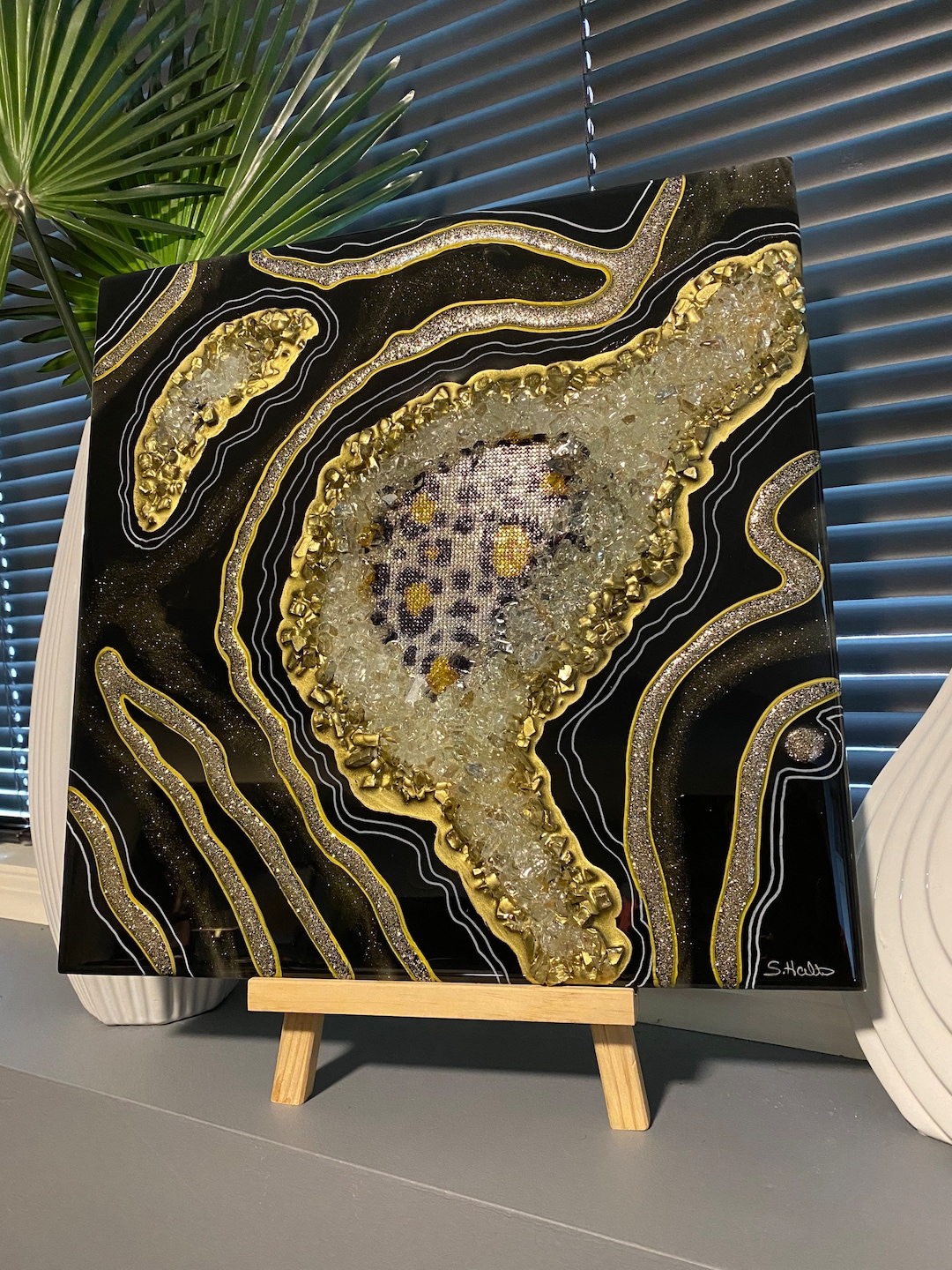 Luxe Resin Geode Wall Art **free Shipping** - Etsy