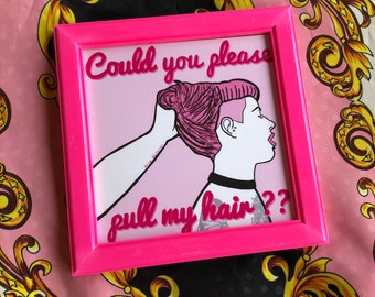 Vinyl Decal If You're Going to Ride My A Pull My Hair - Etsy