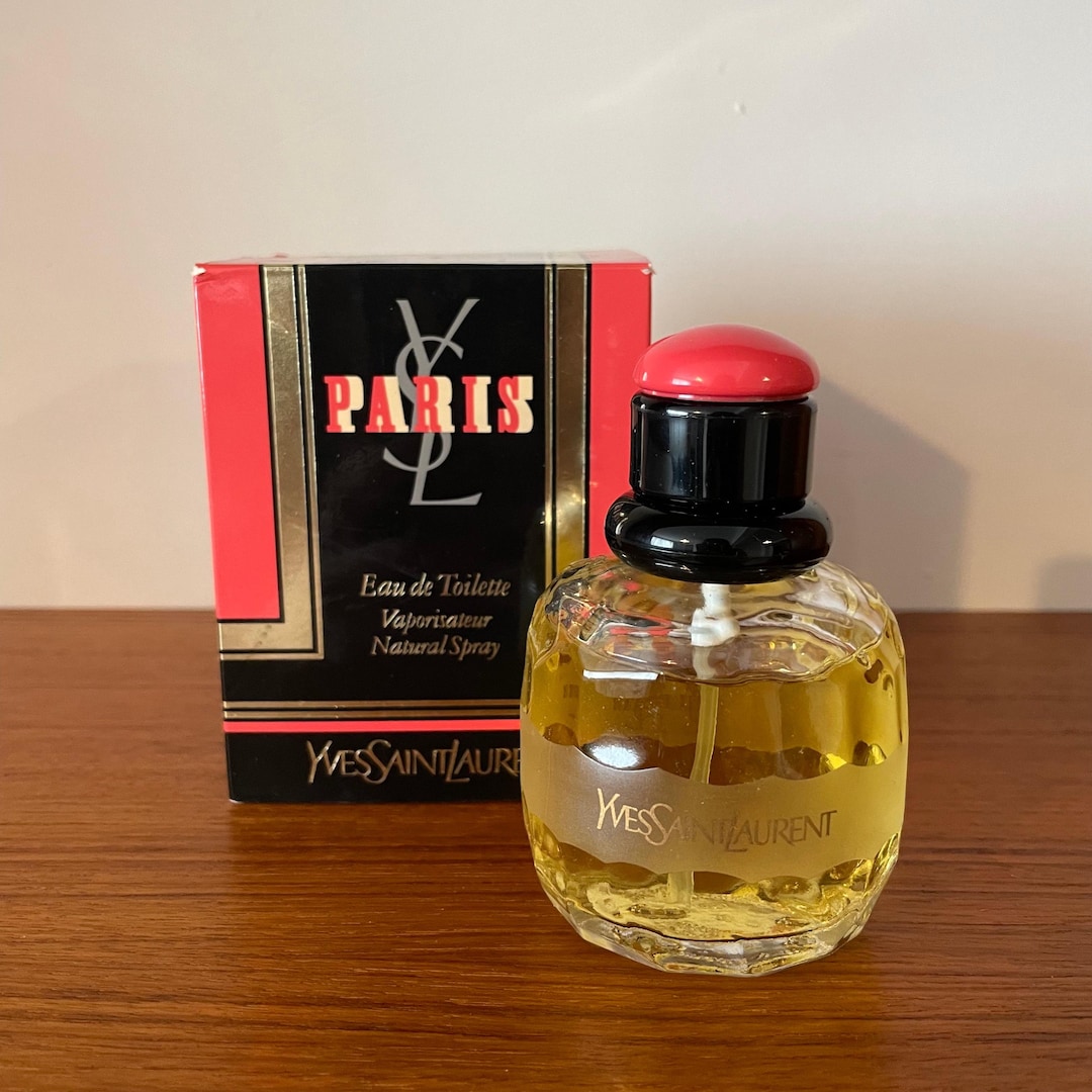 Vintage Perfume Paris by YSL, Very Rare Late 80s Unsealed Eau De ...