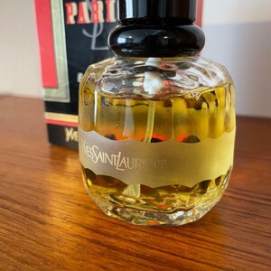 Vintage Perfume Paris by YSL, Very Rare Late 80s Unsealed Eau De ...