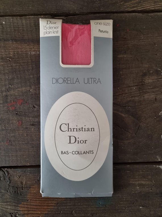 Vintage Dior 15 Denier Sheer Diorella Ultra Tights - … - Gem