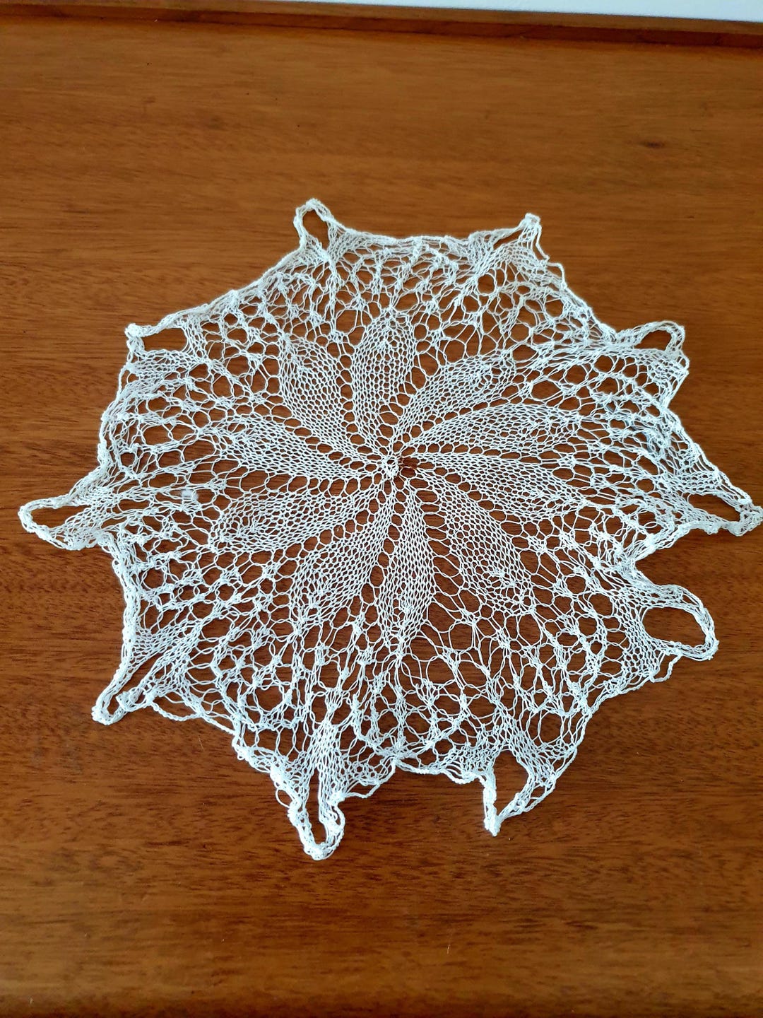 Handmade Cream Doilie for Vintage Home Decor Enhancements - Etsy