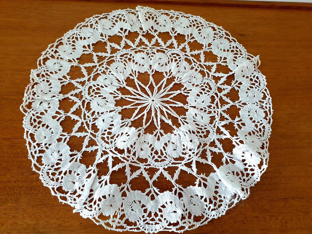 White Lace Special Doilie for Vintage Home Decor - Etsy