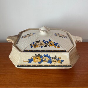 Vintage Royal Venton Ware Serving Dish With Lid Floral Design - Etsy