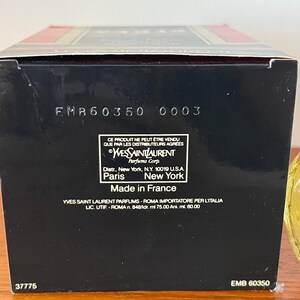Vintage Perfume Paris by YSL, Very Rare Late 80s Unsealed Eau De ...