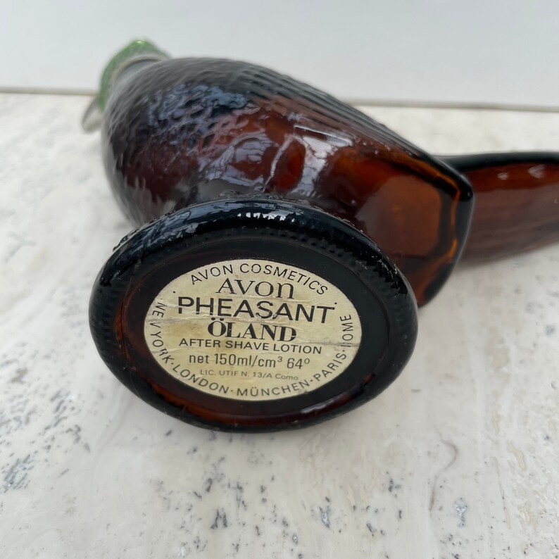 Vintage Avon 1970s Pheasant Oland After Shave Lotion Bottle. 150ml ...