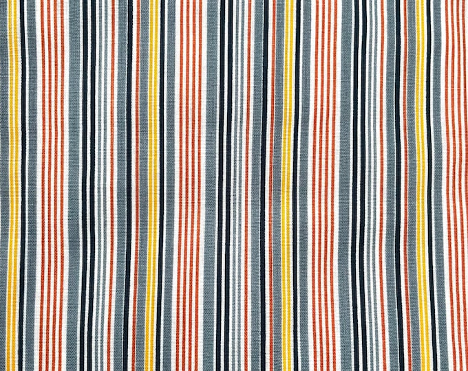 Nautical Stripe Fabric - Swab the Deck - Nautical Stripe by ...