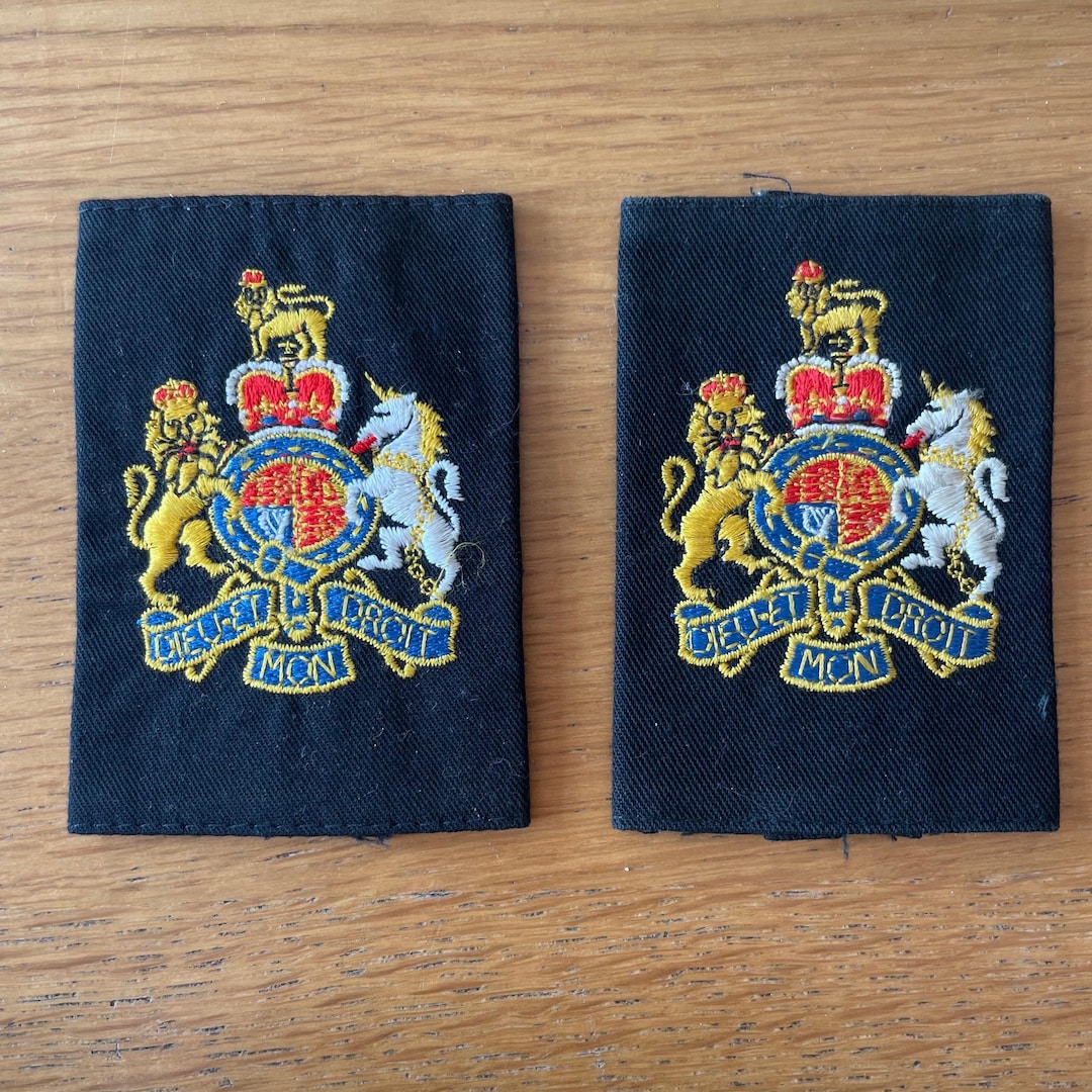 Two Antique Royal Navy Rank Slides Warrant Officer Class 1 - Etsy