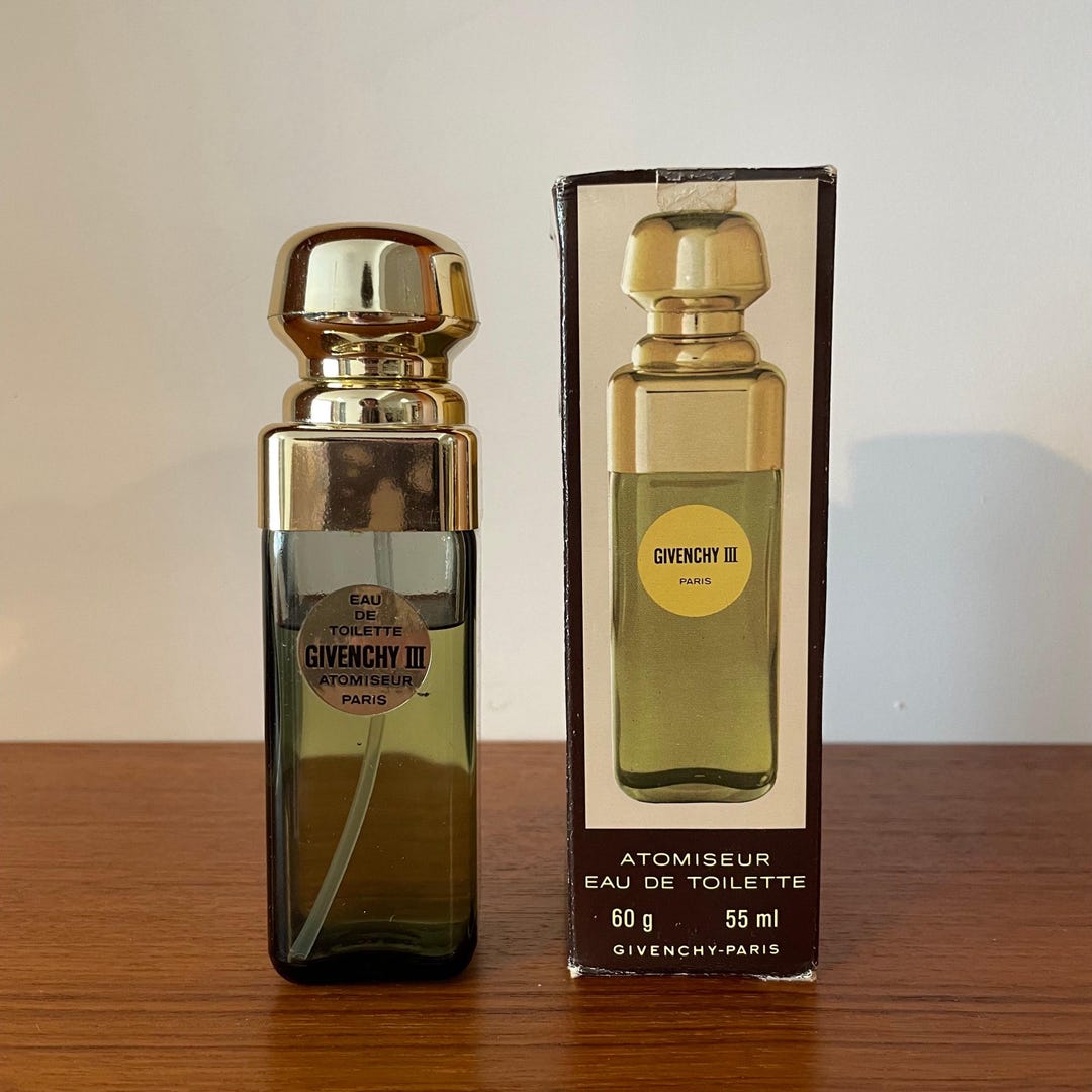 Vintage Perfume Givenchy III 1985 3/4 Full 55ml Eau De Toilette 75% ...