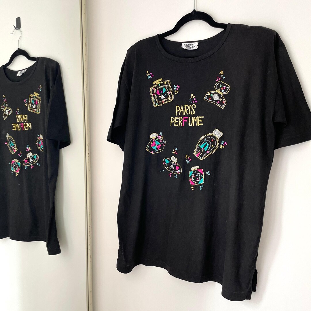 Medium Vintage Debbie Morgan Originals Beaded 90s T-shirt - Etsy