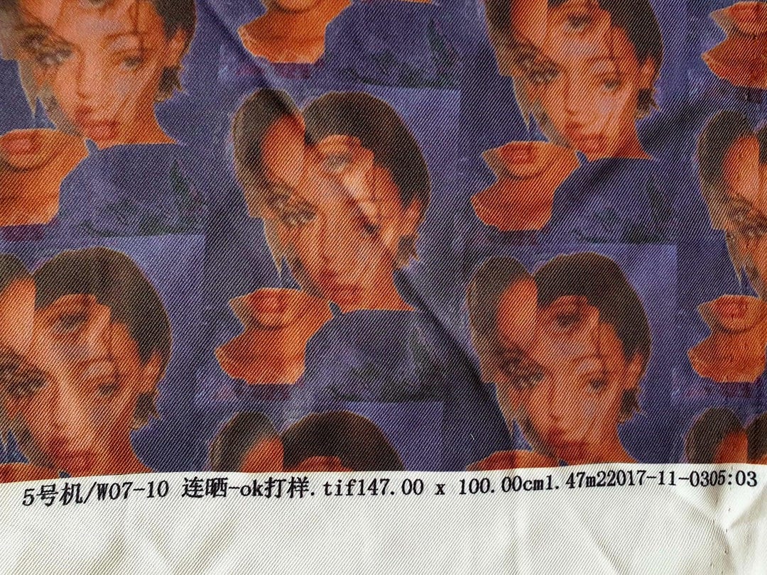 Vintage Faces Eastern Fabric for Unique Craft Projects - Etsy