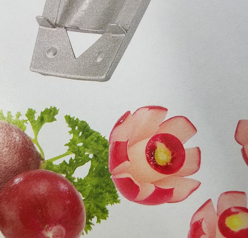 Radish Rose Cutter. Decorating Tool. Garnish Tool. Make Beautiful ...